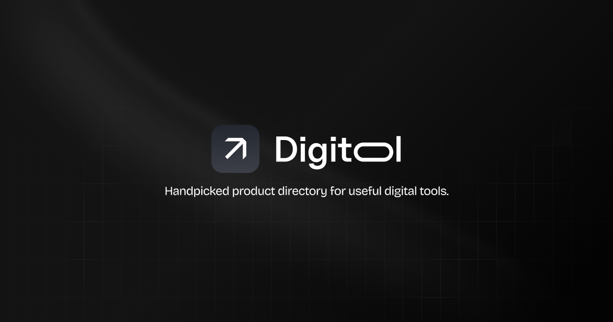 Digitool — handpicked digital tools and product directory